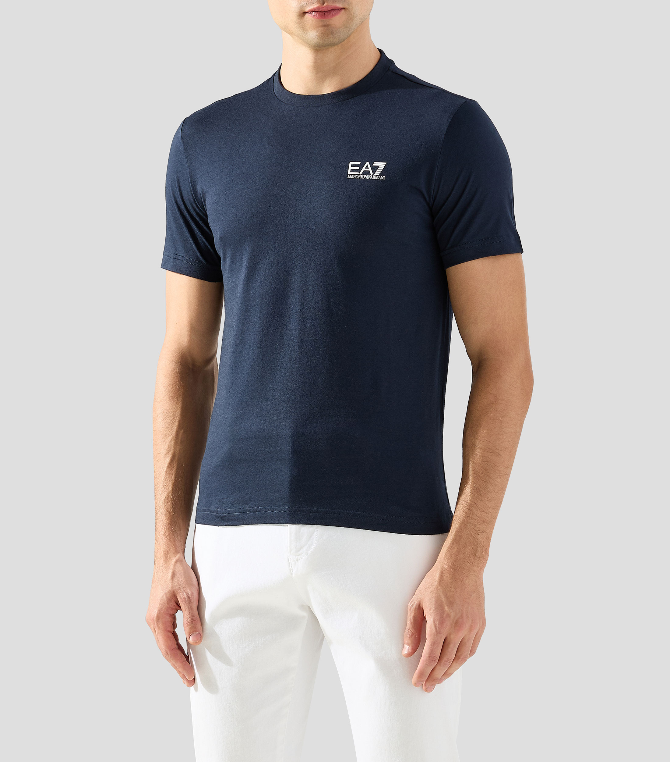 EA7 Emporio Armani Playera cuello redondo manga corta con logo Hombre |El Palacio de Hierro